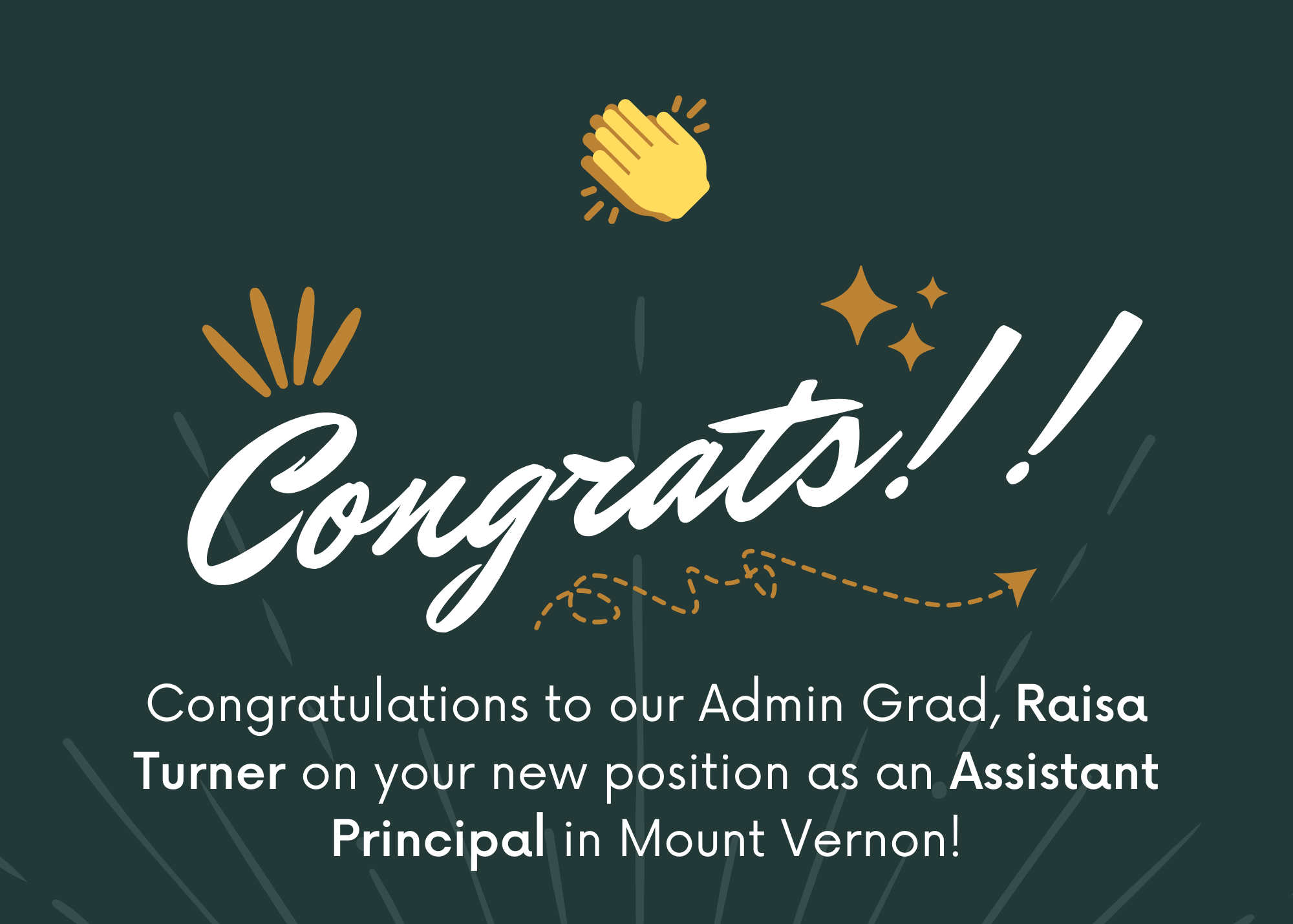 A MOMENT TO HIGHLIGHT: ADMIN GRADS | Center for Integrated Training ...